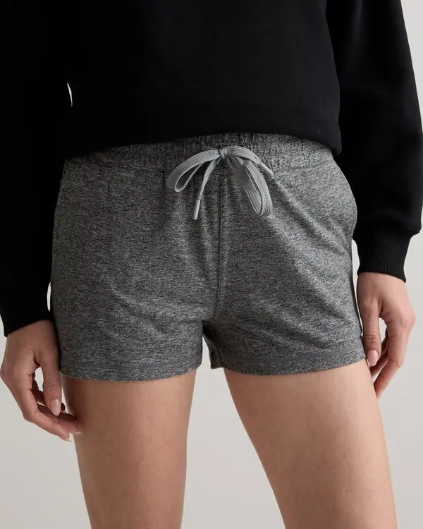 Quince Performance Shorts - Heather Grey
