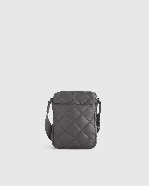 Quince Transit Quilted Phone Crossbody - Charcoal
