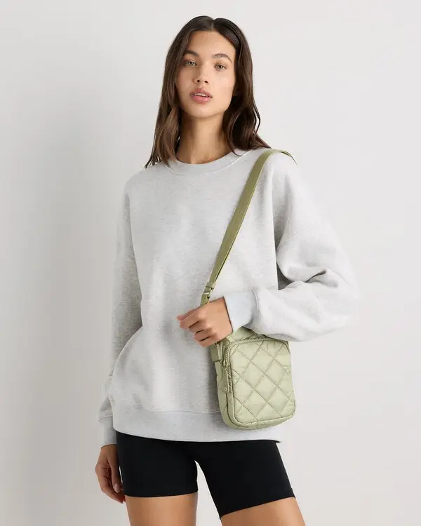 Quince Transit Phone Crossbody - Tea Green