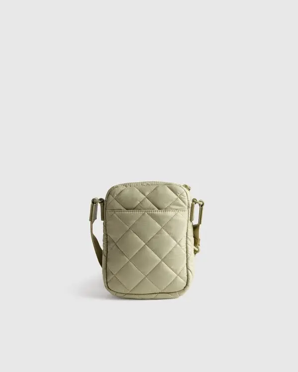 Quince Transit Phone Crossbody - Tea Green