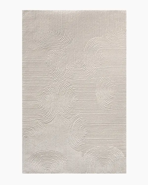 Quince Asher Tufted Wool Rug - Ivory