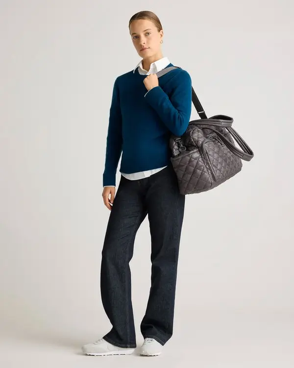 Quince Transit Quilted Duffle Bag - Charcoal