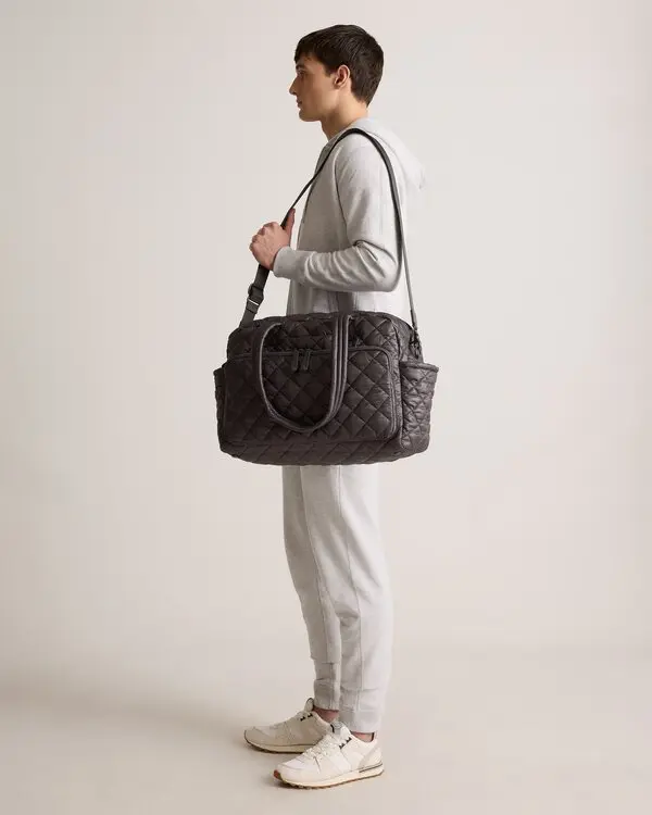 Quince Transit Quilted Duffle Bag - Charcoal