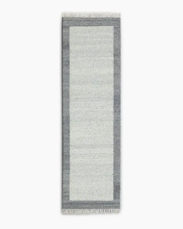 Quince Sahara Flatweave Wool Rug - Navy
