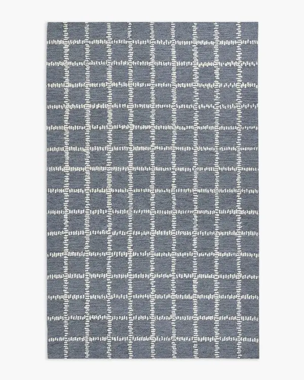 Quince Hollis Hand-tufted Wool Rug - Blue