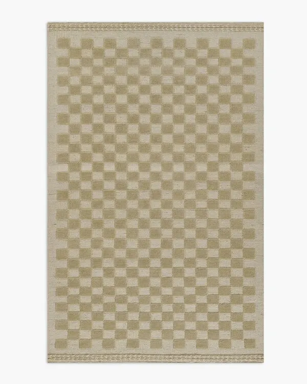 Quince Romy Handwoven Wool Rug - Beige