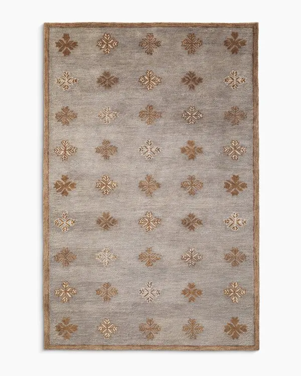 Quince Hazel Wool Rug - Grey