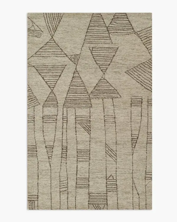 Quince Brooks Hand-tufted Wool Rug - Grey