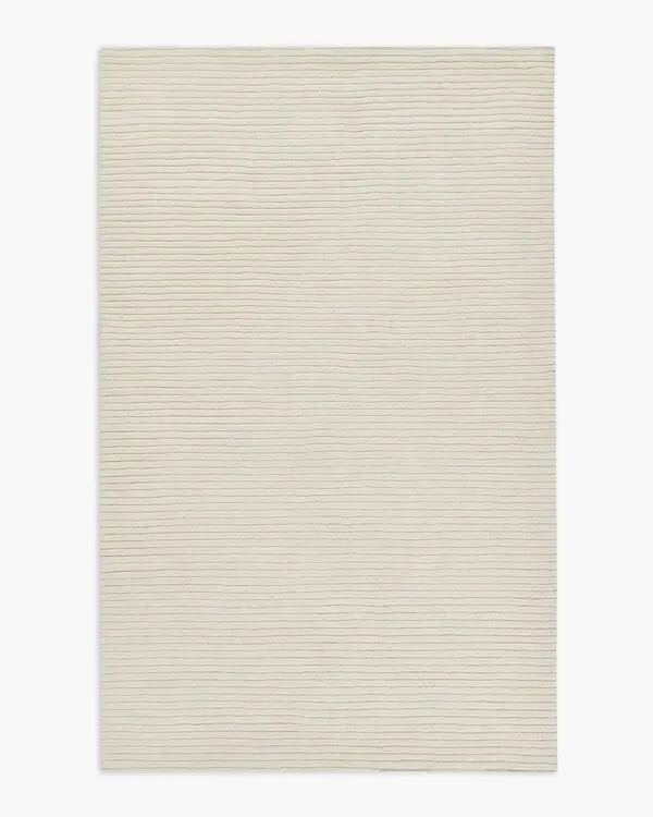 Quince Remington Hand-loomed Wool Rug, Size - White