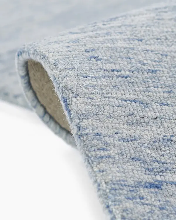 Quince Merritt Hand-tufted Wool Rug - Light Blue