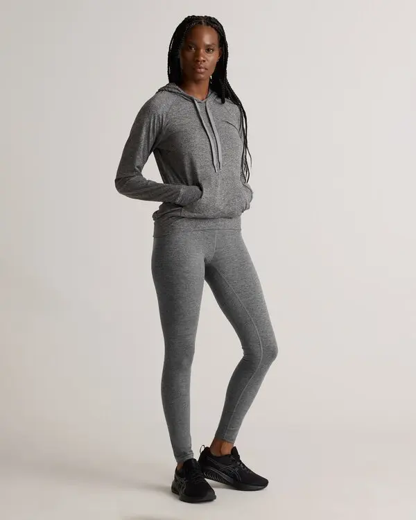 Quince Ultra-soft Performance Leggings - Heather Grey