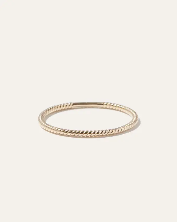 Quince 14k Gold Twist Ring - Yellow Gold