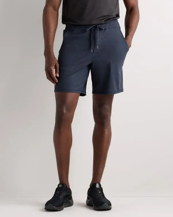 Quince Super Soft Performance Shorts - Heather Deep Navy