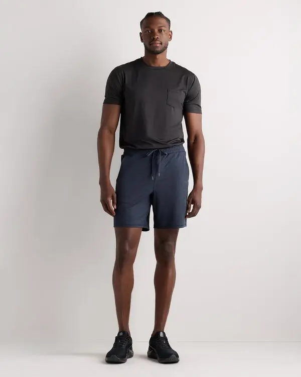 Quince Super Soft Performance Shorts - Heather Deep Navy