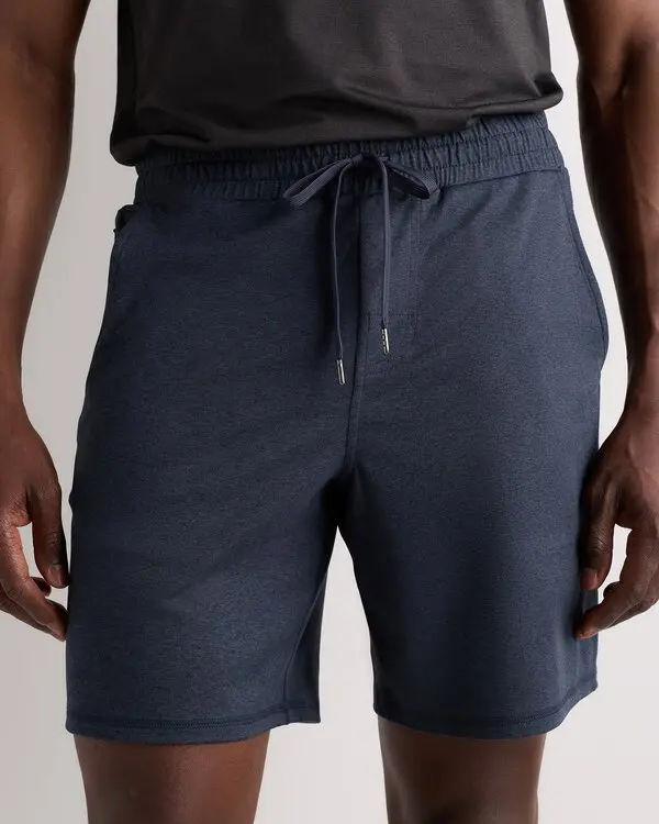 Quince Super Soft Performance Shorts - Heather Deep Navy