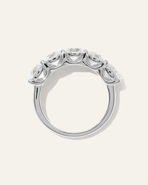 Quince Lab Grown Diamond Five Stone Band Ring - Platinum