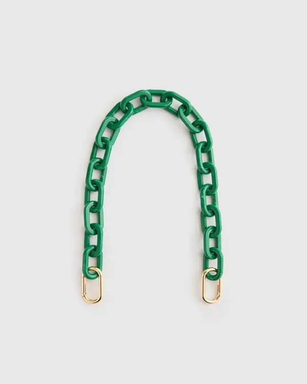 Quince Resin Shoulder Strap - Emerald