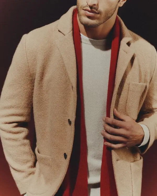 Quince Boiled Wool Cashmere Blazer