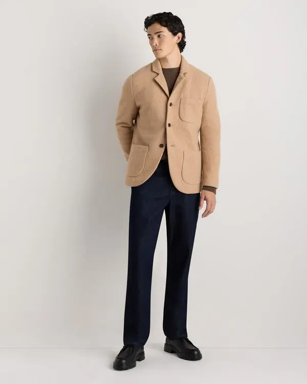 Quince Boiled Wool Cashmere Blazer