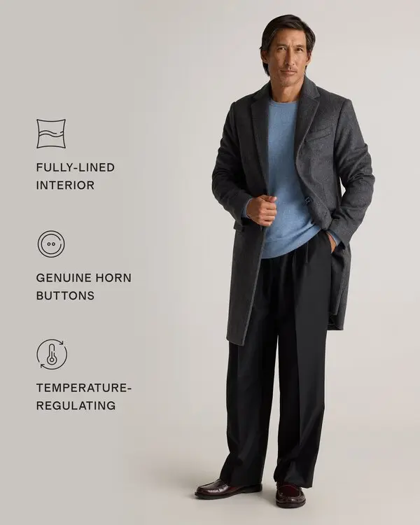 Quince Italian Wool Overcoat