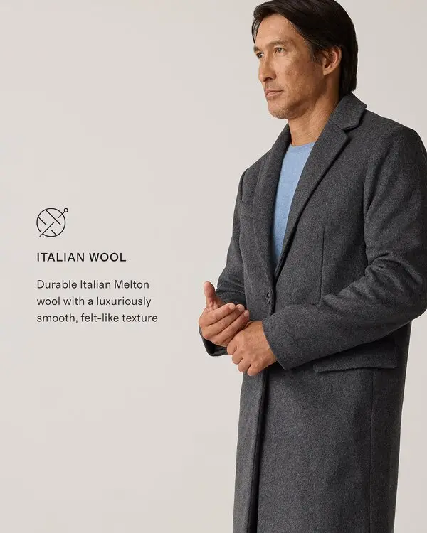 Quince Italian Wool Overcoat