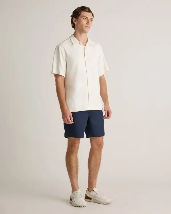 Quince Cotton Chino Drawstring Shorts - Admiral