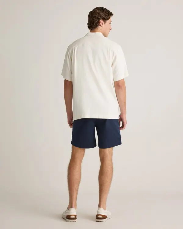 Quince Cotton Chino Drawstring Shorts - Admiral