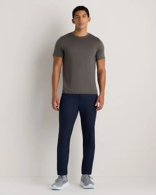Quince 100% Merino Wool All-season Short Sleeve Base Layer T-shirt - Charcoal
