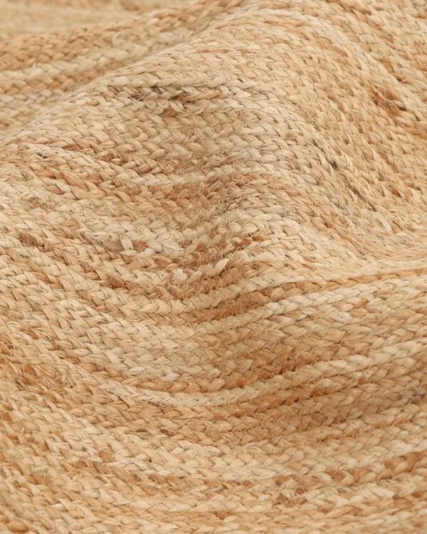 Quince Sol Hand-braided Jute Rug - Natural