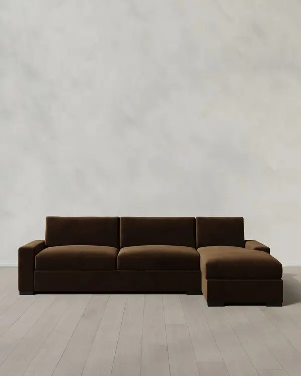 Quince Stillman Chaise Sectional Sofa - Java