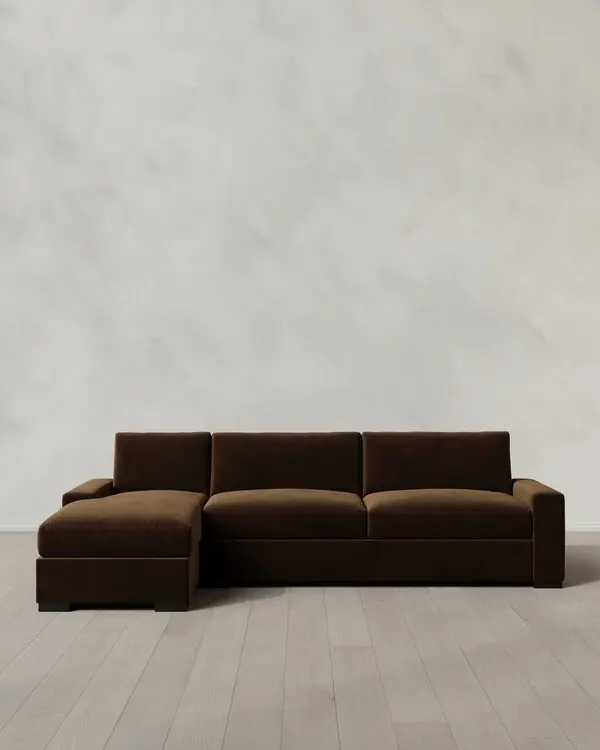 Quince Stillman Chaise Sectional Sofa - Java