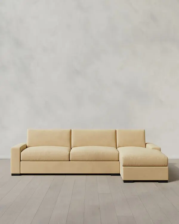 Quince Stillman Chaise Sectional Sofa - Linen