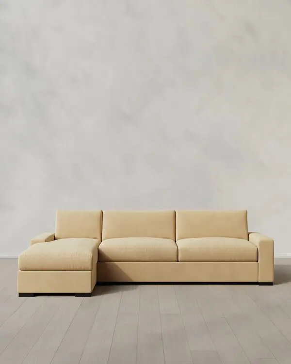 Quince Stillman Chaise Sectional Sofa - Linen