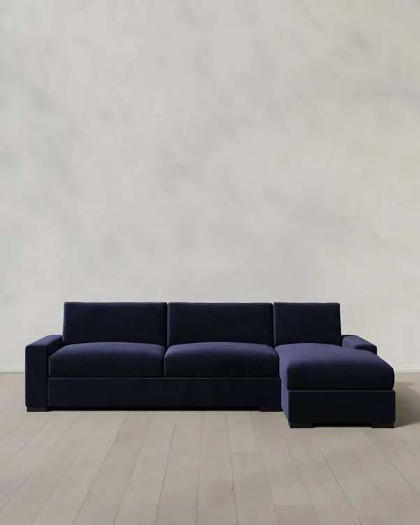 Quince Stillman Chaise Sectional Sofa - Midnight