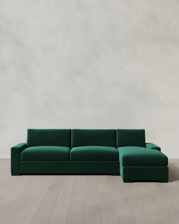 Quince Stillman Chaise Sectional Sofa - Spruce