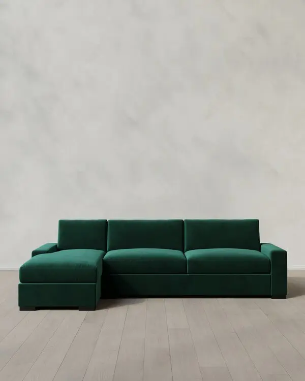 Quince Stillman Chaise Sectional Sofa - Spruce