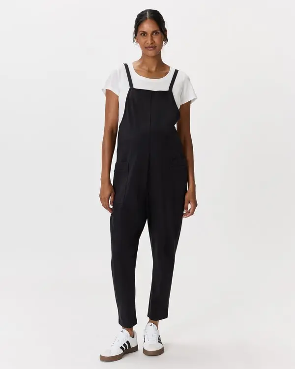 Quince Maternity Overalls - Black