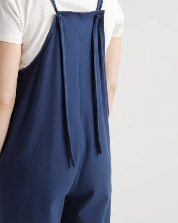 Quince Maternity Overalls - Navy