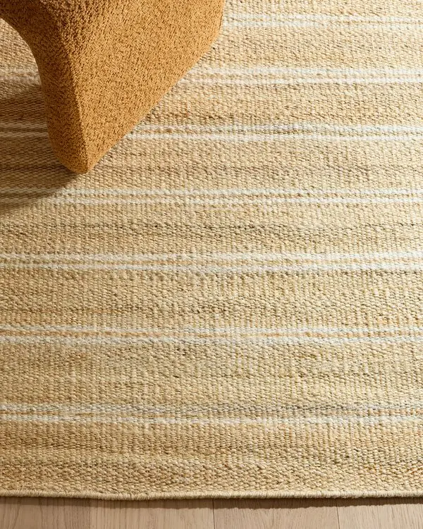 Quince Rain Handwoven Jute Rug - Natural