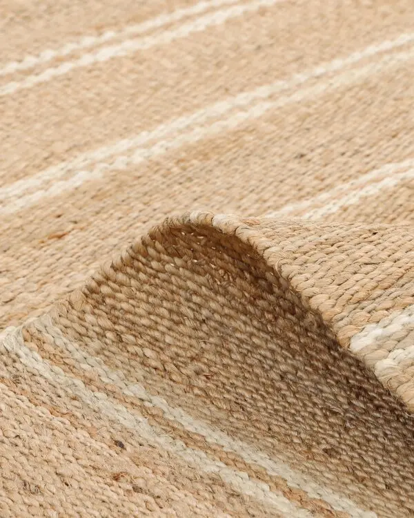 Quince Rain Handwoven Jute Rug - Natural
