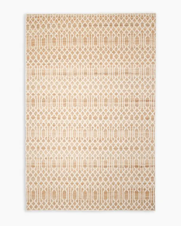 Quince Birch Handwoven Jute-blend Rug - Ivory