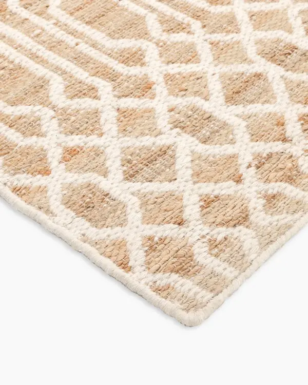 Quince Birch Handwoven Jute-blend Rug - Ivory