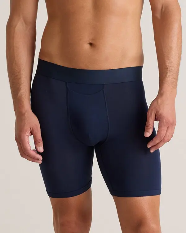 Quince Micromodal 6" Boxer Brief - Navy