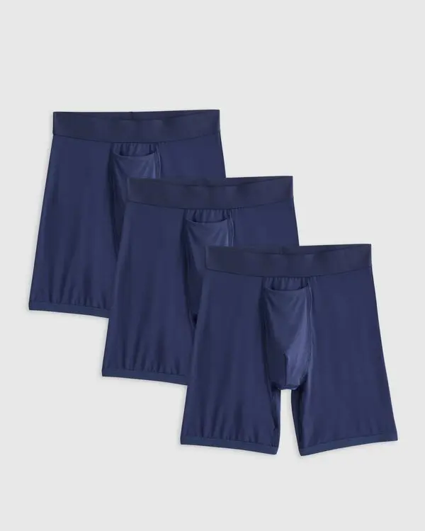 Quince Micromodal 6" Boxer Brief - Navy