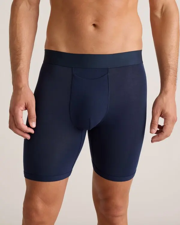 Quince Micromodal 6" Boxer Brief - Navy