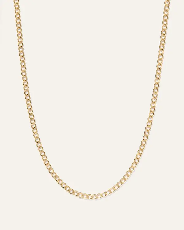 Quince 14k Gold Curb Chain Necklace - Yellow Gold