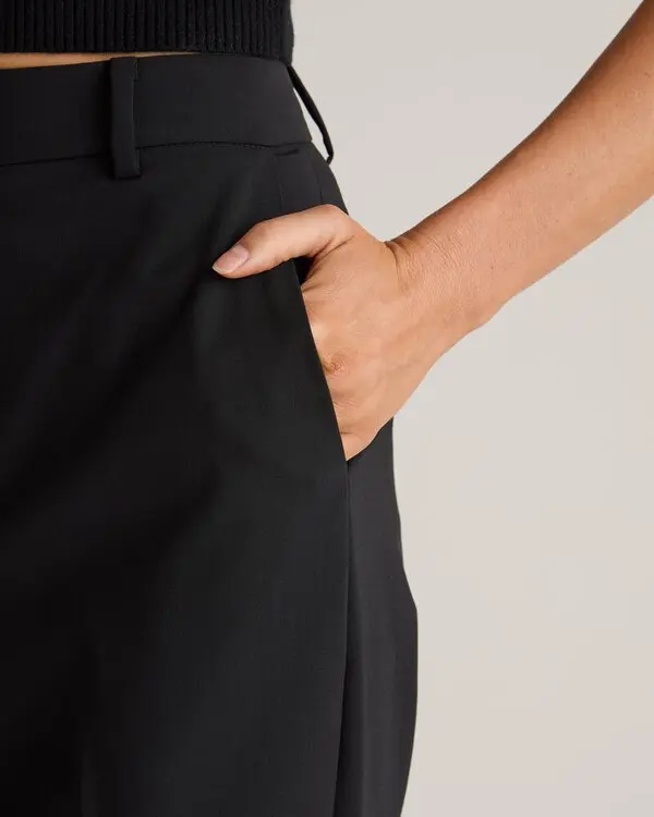 Quince Italian Wool Straight-leg Trousers