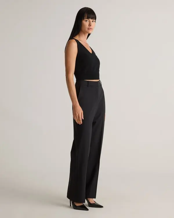 Quince Italian Wool Straight-leg Trousers