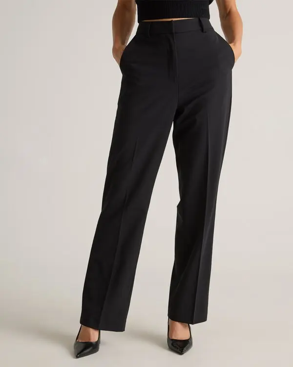 Quince Italian Wool Straight-leg Trousers