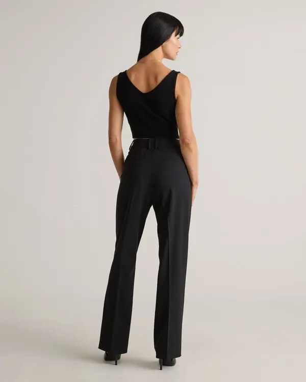 Quince Italian Wool Straight-leg Trousers
